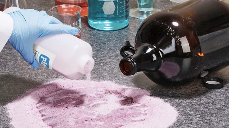 Ways of Neutralizing Base Spills Safely